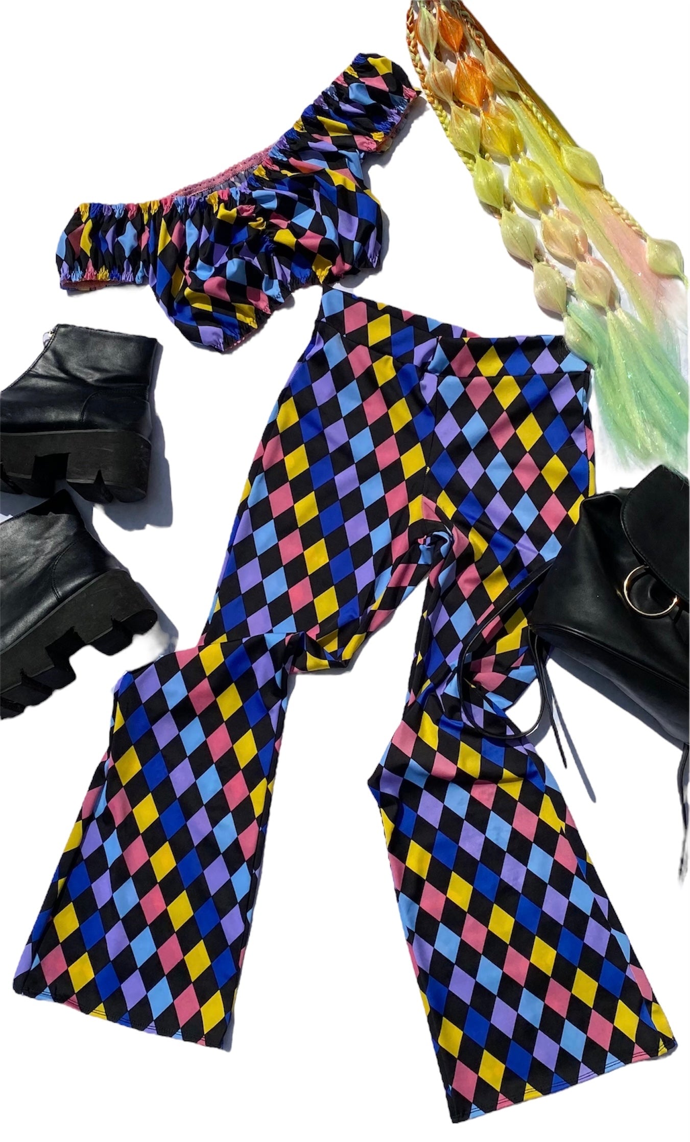 Play The Fool Clown Pant- Shop Festival Outfits For Women Rave Outfit ...